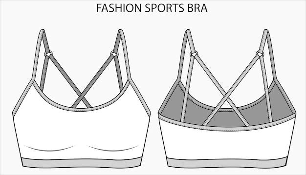 Stylish and Supportive Fashion Sports Bra Design | Jiffy Designs