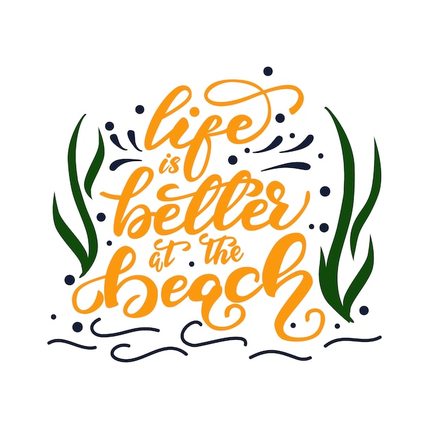Uplifting Coastal Lettering with Vibrant Foliage | Jiffy Designs