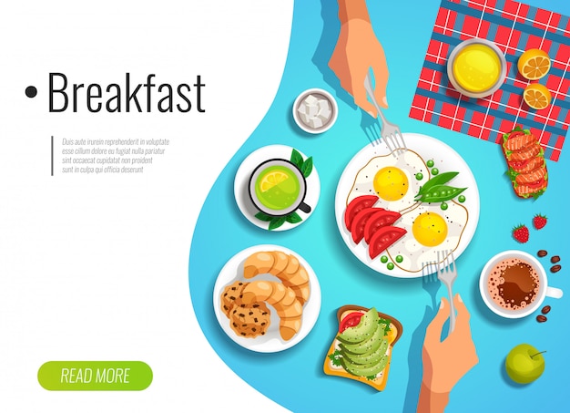 Delectable Breakfast Spread: A Vibrant Visual Feast | Jiffy Designs