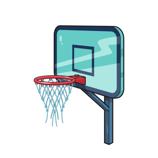 Vibrant Basketball Hoop with Swishing Net | Jiffy Designs