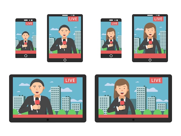Live News Broadcast with Reporters on Smartphones | Jiffy Designs