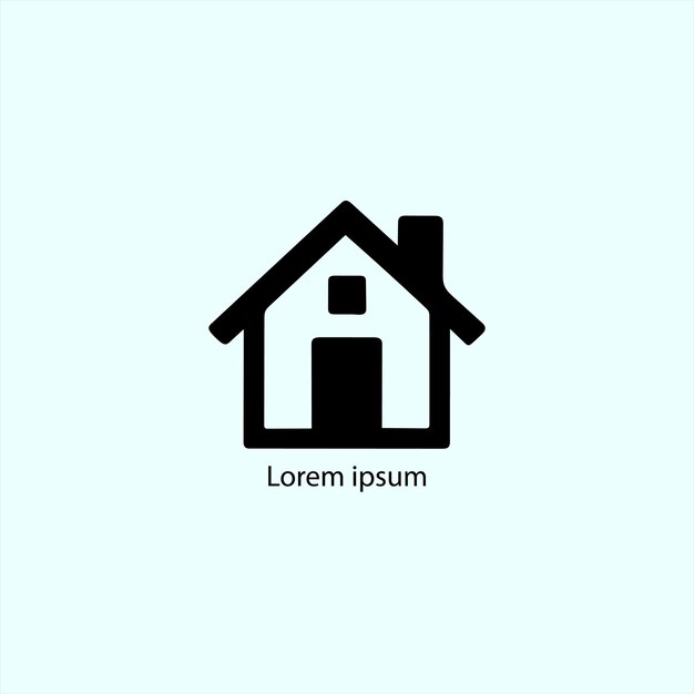 Minimalist House Icon with Elegant Typography | Jiffy Designs