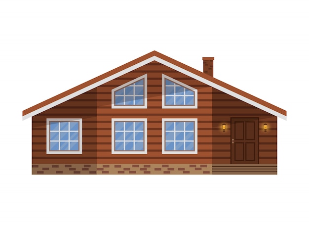 Cozy Wooden Cabin with Charming Gable Windows and Porch | Jiffy Designs