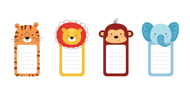 Adorable Animal-Themed Name Tags for Classroom or Playroom | Jiffy Designs