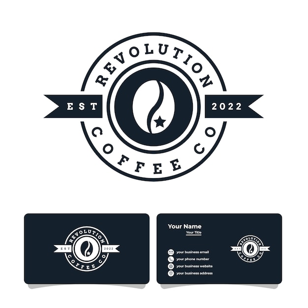 Timeless Emblem of the Revolution Coffee Co. | Jiffy Designs