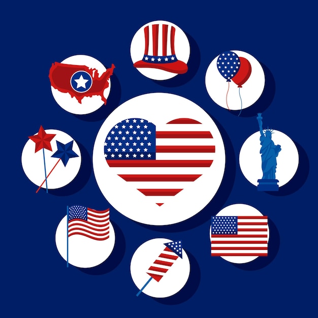 Patriotic Symbols and Flags of the United States | Jiffy Designs