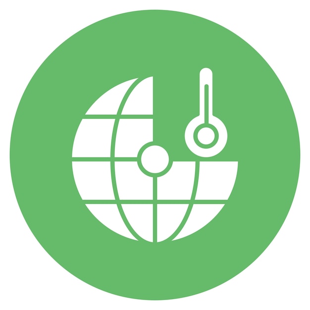 Worldwide Temperature Monitoring Symbol in Minimalist Design | Jiffy ...