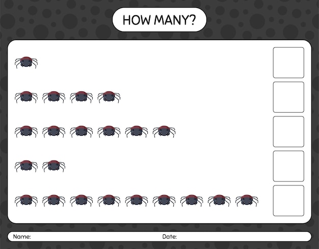 Counting Spiders: A Visually Engaging Math Activity | Jiffy Designs