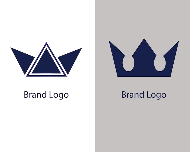 Elegant Navy Blue Geometric Symbols Brand Logos | Jiffy Designs