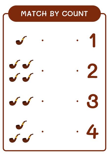 Counting Pipes: A Matching Game of Tobacco Accessories | Jiffy Designs