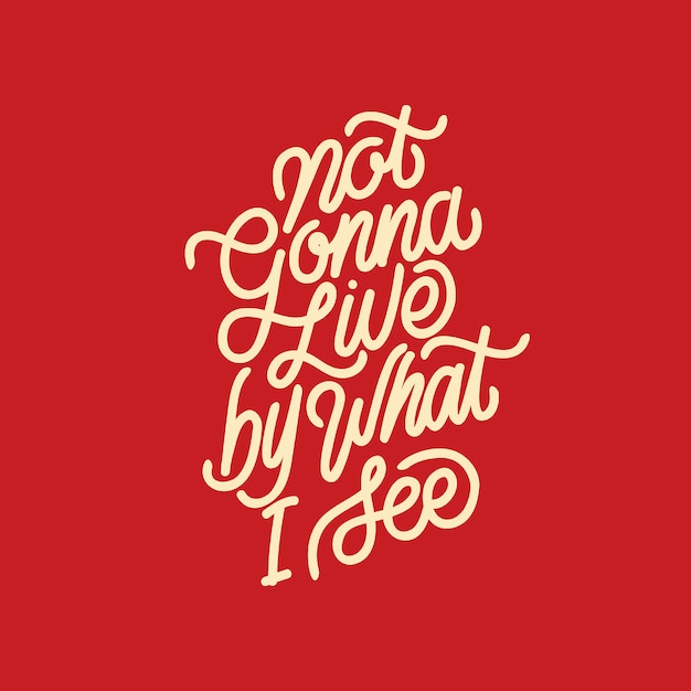 Vibrant Lettering Expressing an Inspiring Motto on Red | Jiffy Designs