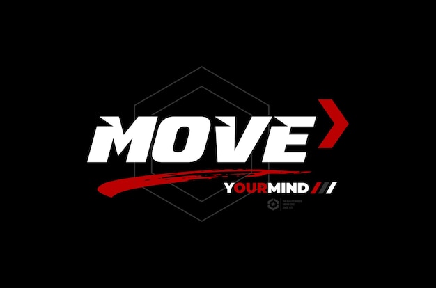Powerful Typographic Motivational Logo with Dynamic Directional Arrow ...