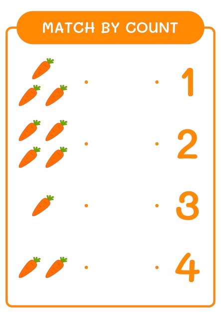 Vibrant Carrot Counting Game for Young Learners | Jiffy Designs