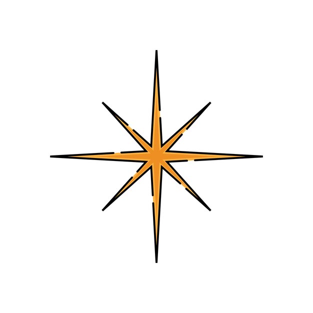 Radiant Star of Vibrant Celestial Splendor | Jiffy Designs