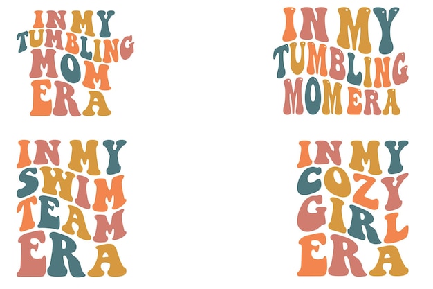 Vibrant Retro-Inspired Typographic Designs Celebrating Family Roles ...