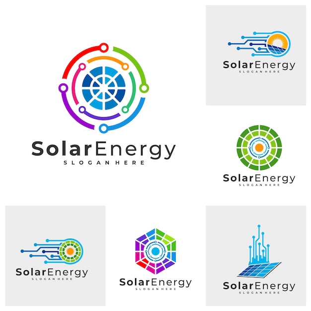 Vibrant Solar Energy Icon Collection: Diverse Graphic Symbols | Jiffy ...