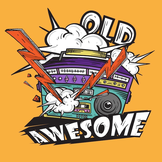 Vibrant Retro Gaming Console Collage with Playful Cartoon Art | Jiffy ...