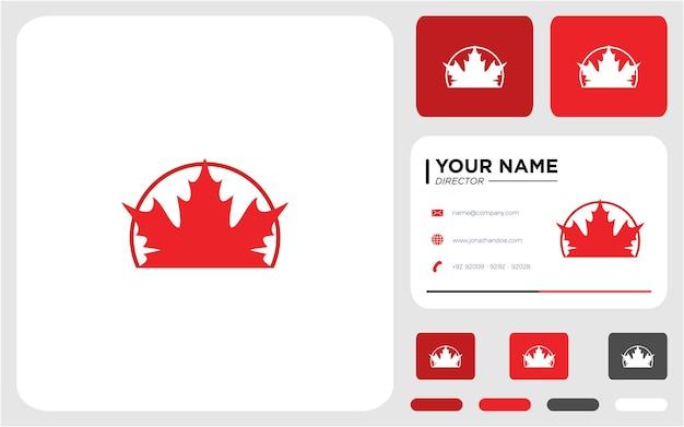 Iconic Canadian Maple Leaf Silhouette Design Elements | Jiffy Designs