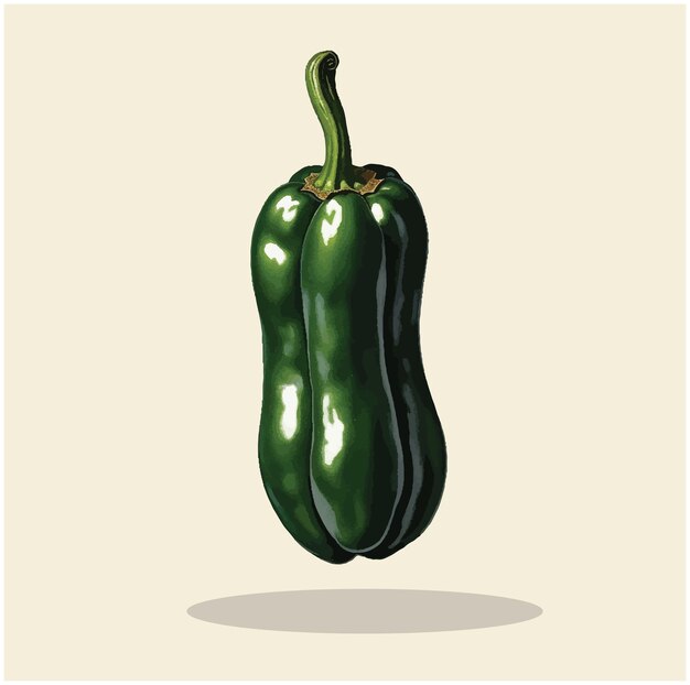 Vibrant Green Acorn Squash with Unique Ridges | Jiffy Designs