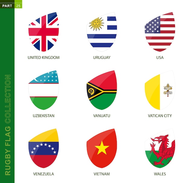 Diverse Collection of Vibrant National Flag Icons | Jiffy Designs