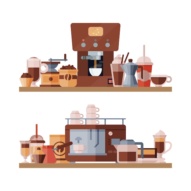Vibrant Collection of Coffee Shop Essentials and Accessories | Jiffy ...