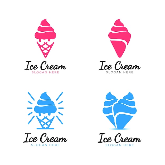 Vibrant Collection of Playful Ice Cream Illustrations | Jiffy Designs