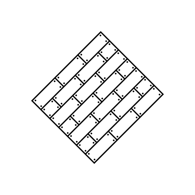 Geometric Pattern of Intersecting Rectangular Shapes | Jiffy Designs