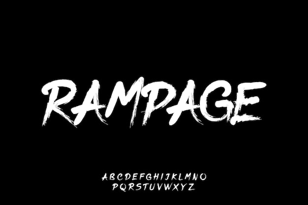 Aggressive Graffiti-Style Typography in Bold White Lettering | Jiffy ...