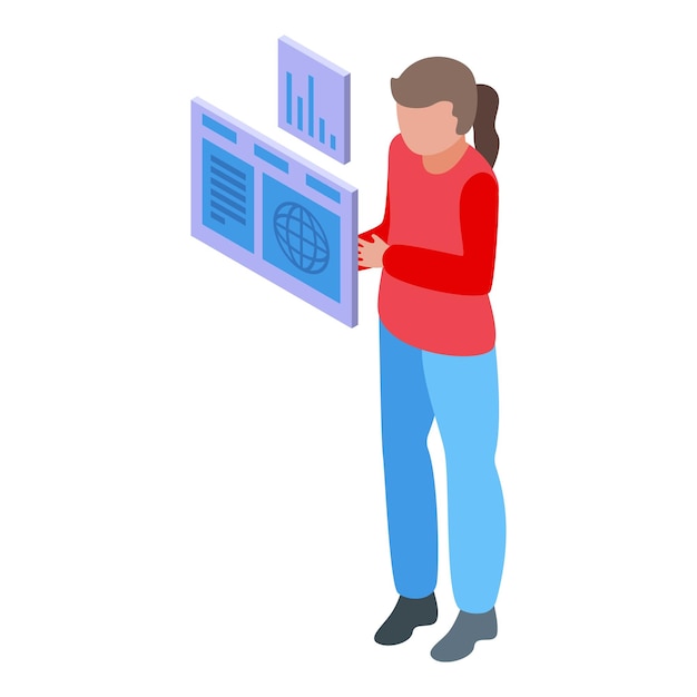 Woman Analyzing Data Visualizations on Digital Screens | Jiffy Designs