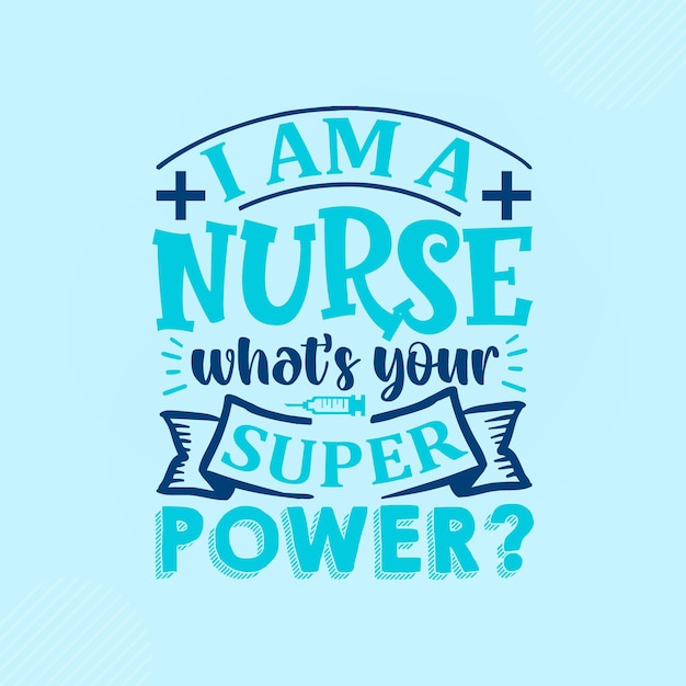 Empowered Nurse's Inspiring Motto in Vibrant Typography | Jiffy Designs