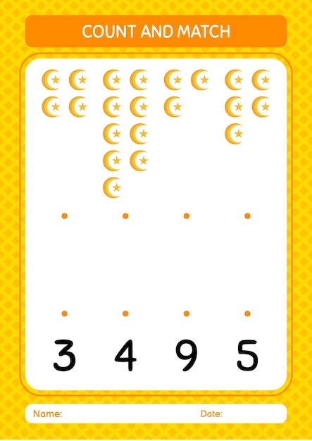 Counting Crescent Moons: An Engaging Math Activity | Jiffy Designs