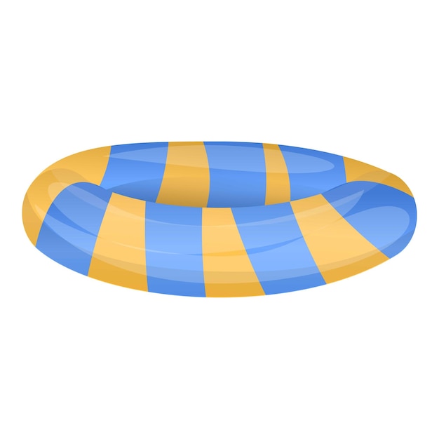 Vibrant Striped Inflatable Pool Float | Jiffy Designs