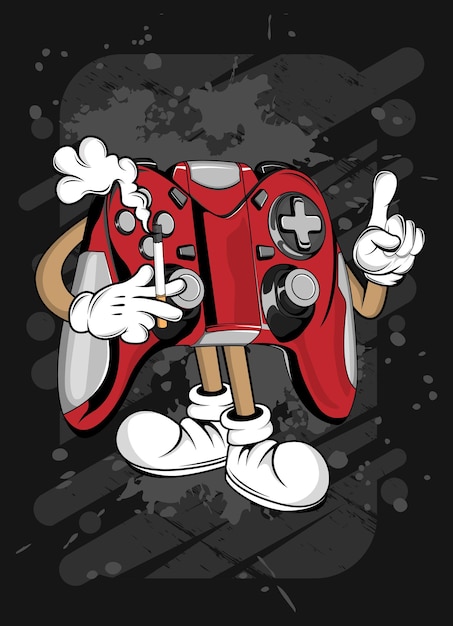 Vibrant Video Game Controller Artwork | Jiffy Designs