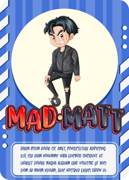 Expressive Anime-Style Character in Striking Attire | Jiffy Designs