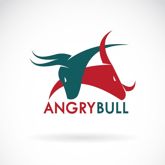 Fierce and Powerful Raging Bull Emblem in Vibrant Colors | Jiffy Designs