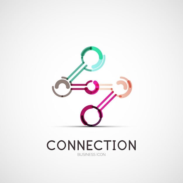 Vibrant Interconnected Rings - A Symbol of Connectivity | Jiffy Designs