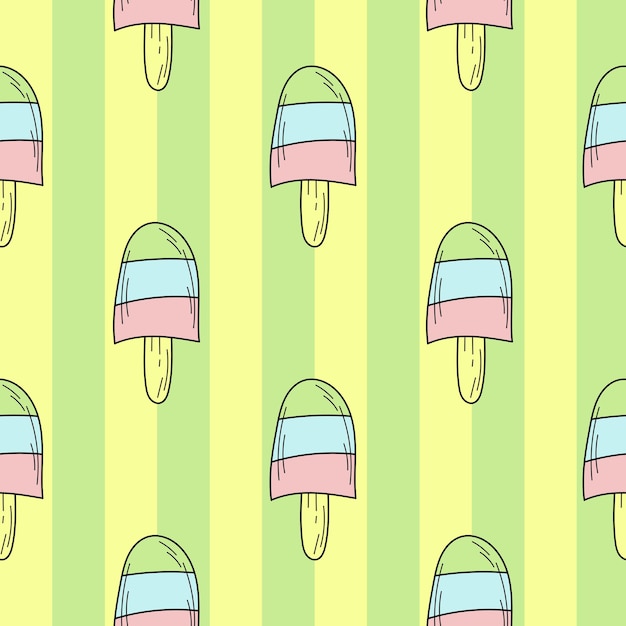Vibrant Popsicle Collection with Retro Stripes | Jiffy Designs