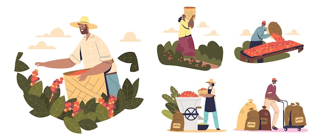 Vibrant Scenes of Rural Life: Farmers, Foragers, and Families | Jiffy ...