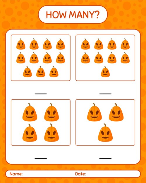 Counting Cute Pumpkin Faces in Fun Halloween Activity | Jiffy Designs