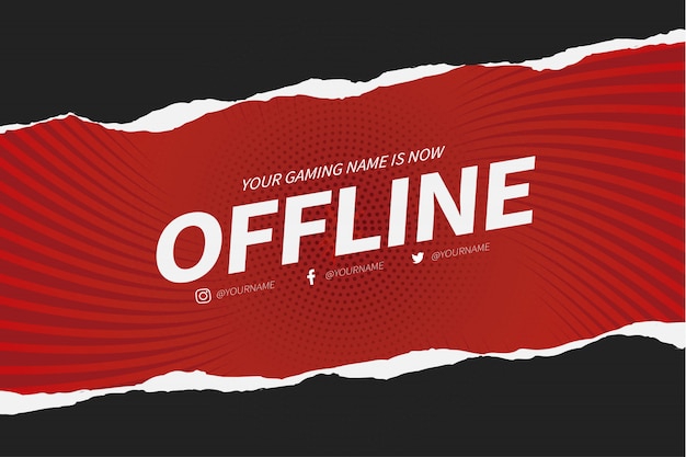 Vibrant Offline Announcement for Gamers | Jiffy Designs