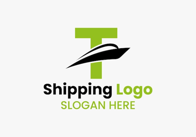 Sleek and Streamlined Shipping Logo with Slogan | Jiffy Designs
