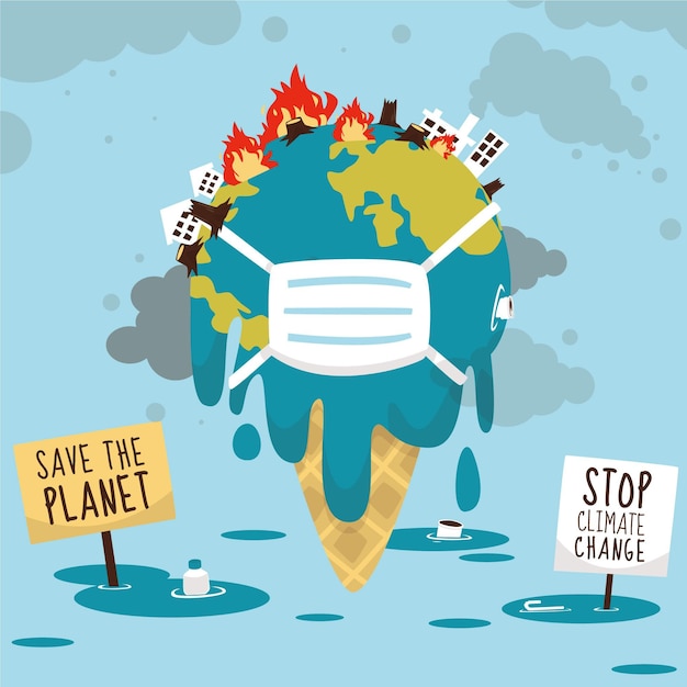 Vibrant Global Illustration Promoting Environmental Awareness | Jiffy Designs