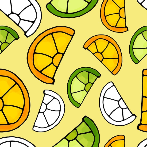 Vibrant Citrus Slices: A Zesty Pattern | Jiffy Designs