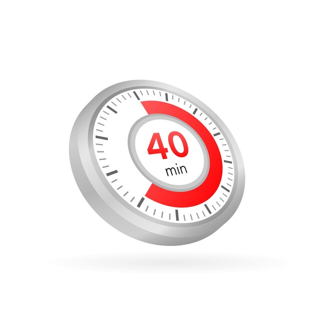 Sleek 40-Minute Timer for Efficient Time Management | Jiffy Designs