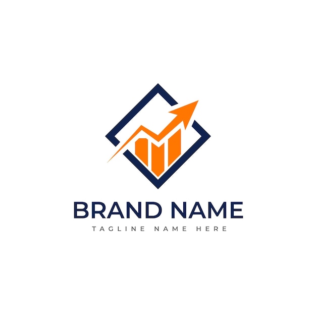 Upward Growth Trend Arrow Business Logo Design | Jiffy Designs