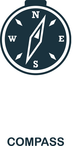 Compass Icon. Mobile App, Printing, Web Site Icon. Simple Element Sing ...