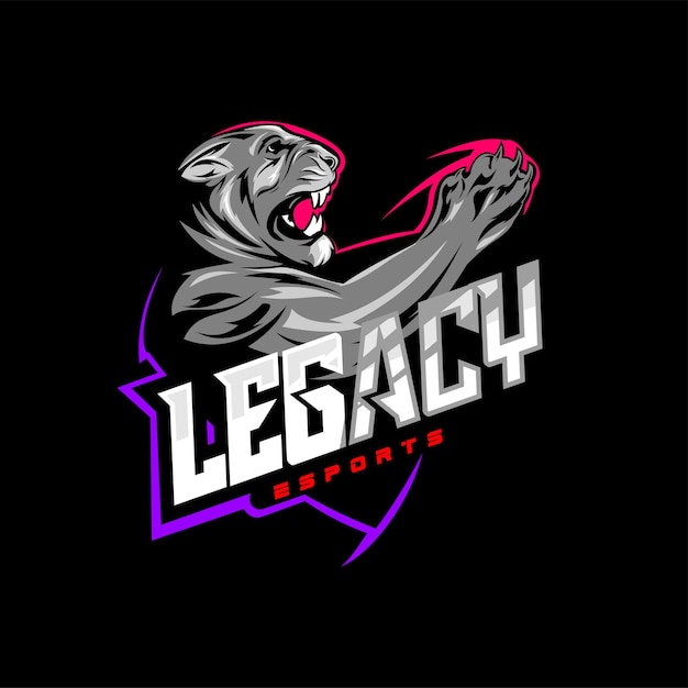 Fierce Panther Mascot Logo with Vibrant Colors | Jiffy Designs