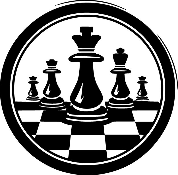 Iconic Chess Pieces Encircled in Elegant Design | Jiffy Designs