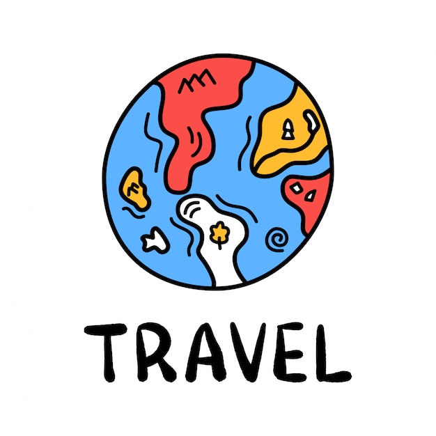 Vibrant World Map Celebrates the Joys of Travel | Jiffy Designs