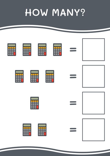 Counting Calculators to Solve Math Problem | Jiffy Designs